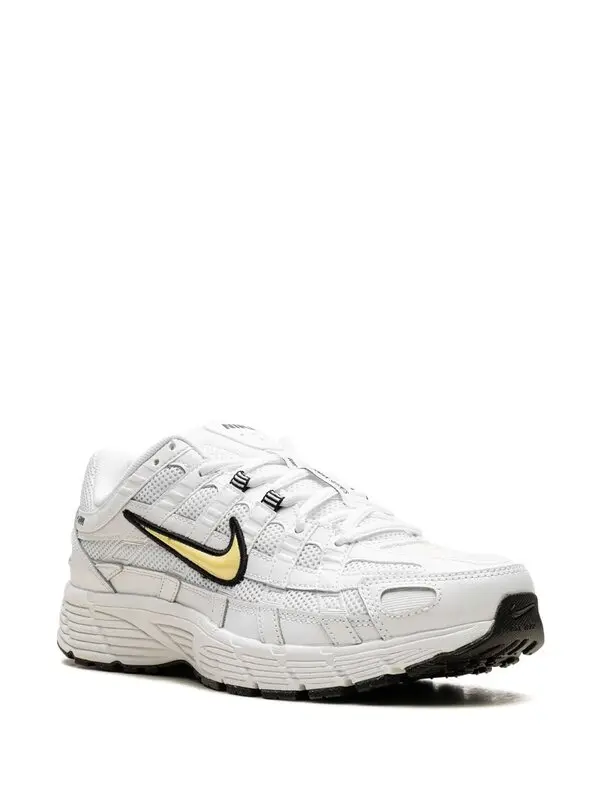 Nike P-6000 Trk3 Lemon Chiffon Sneakers - White