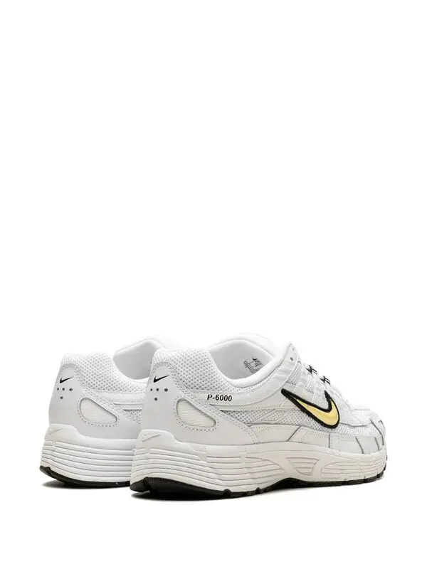 Nike P-6000 Trk3 Lemon Chiffon Sneakers - White