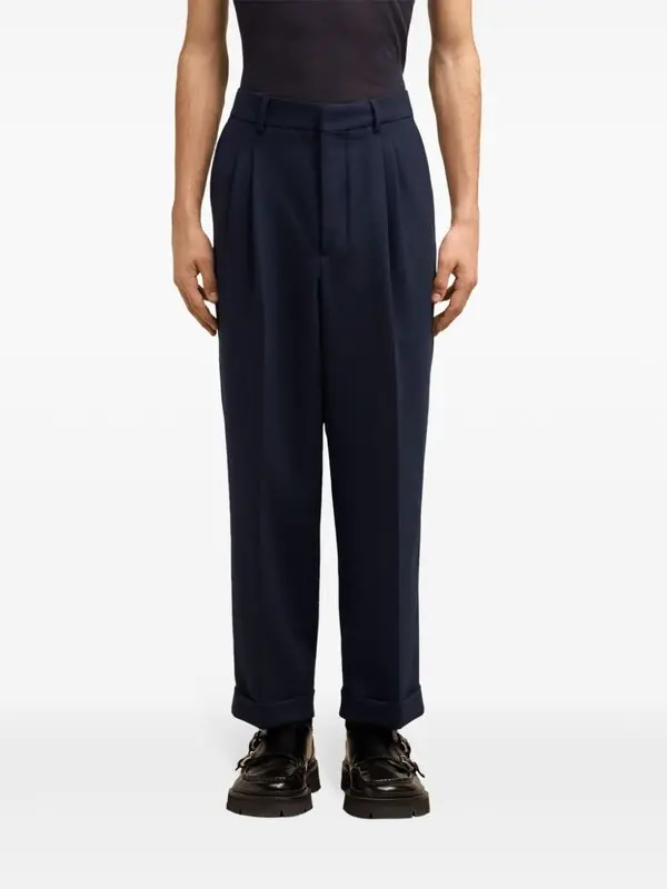 AMI Paris Tapered-leg Trousers