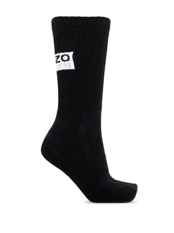 Kenzo Logo-intarsia Socks
