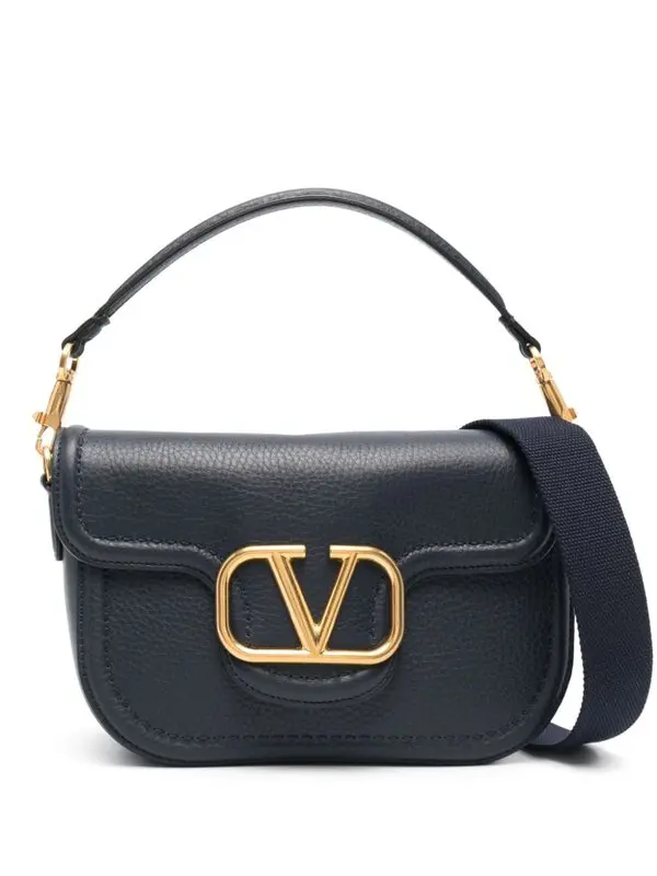 Valentino Garavani Alltime Grainy Calfskin Shoulder Bag