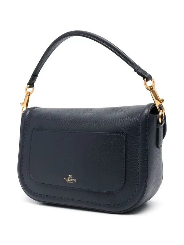 Valentino Garavani Alltime Grainy Calfskin Shoulder Bag