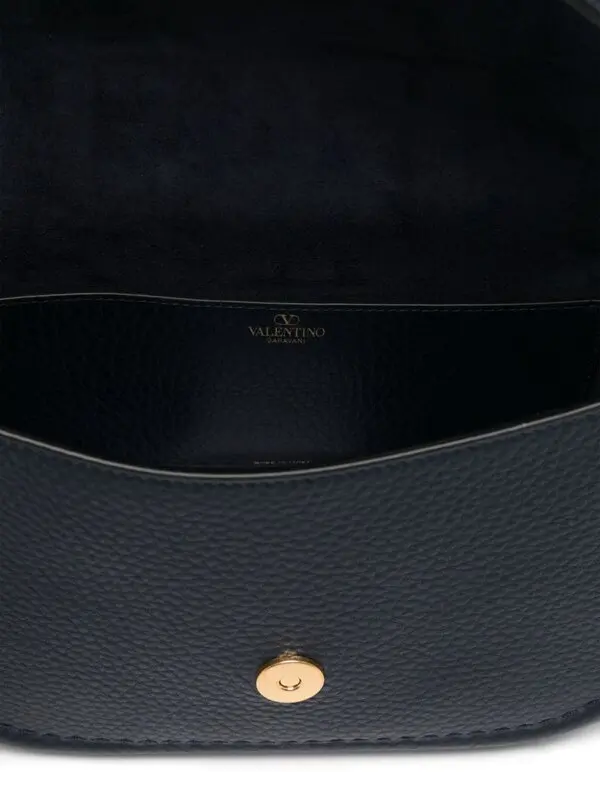Valentino Garavani Alltime Grainy Calfskin Shoulder Bag