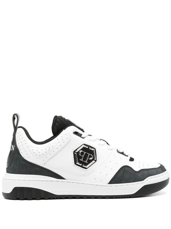 Philipp Plein Logo-appliqué Sneakers - White