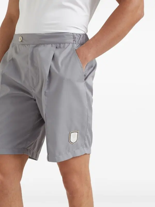 Brunello Cucinelli Logo Patch Bermuda Shorts