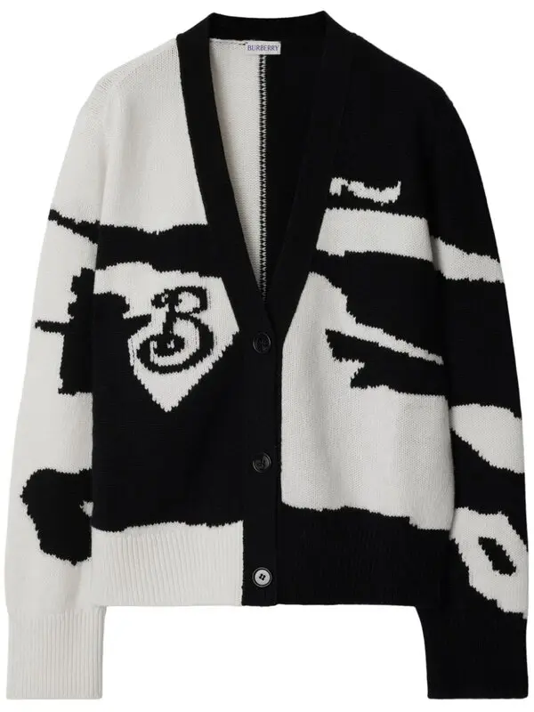 Burberry Cashmere Cardigan - Black