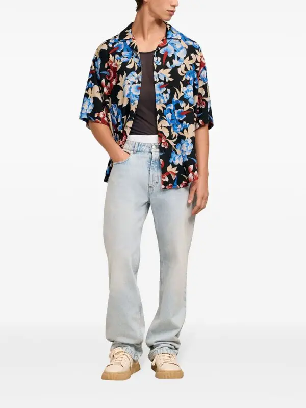 AMI Paris Short-sleeve Boxy Shirt