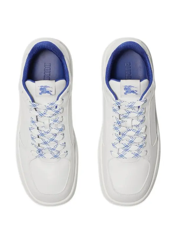 Burberry Leather Sneakers - White