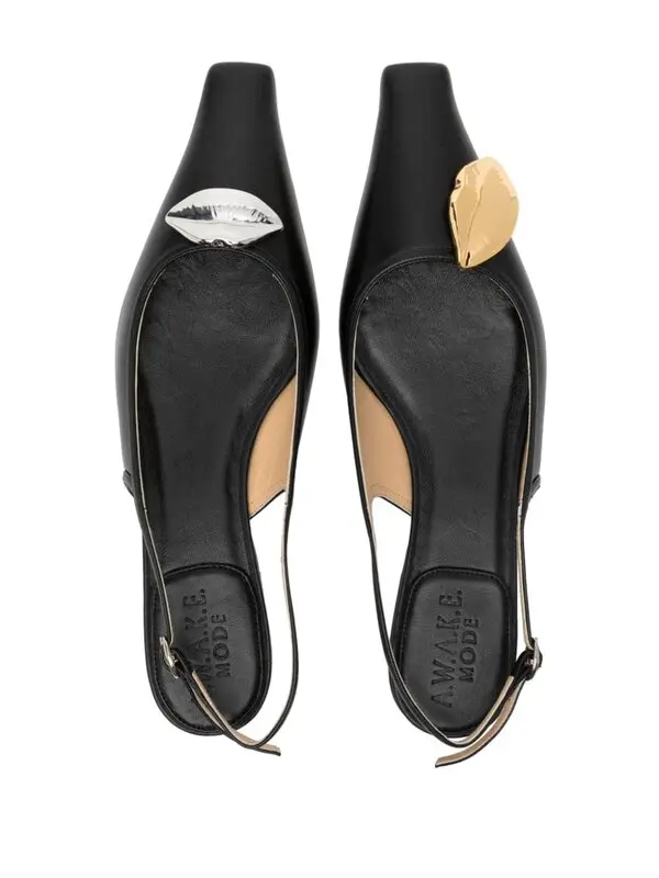 A.W.A.K.E. Mode Amanda Slingback Ballerina Shoes