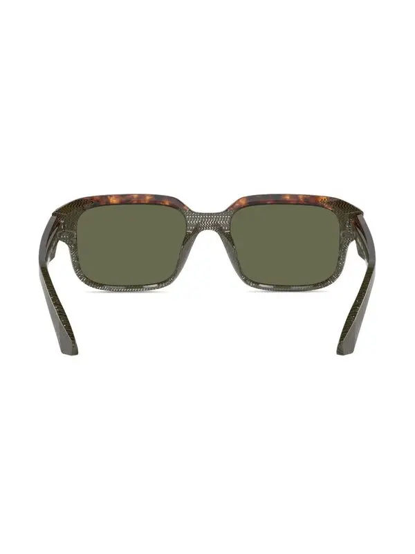 ALAIN MIKLI Graphic-print Rectangle Sunglasses