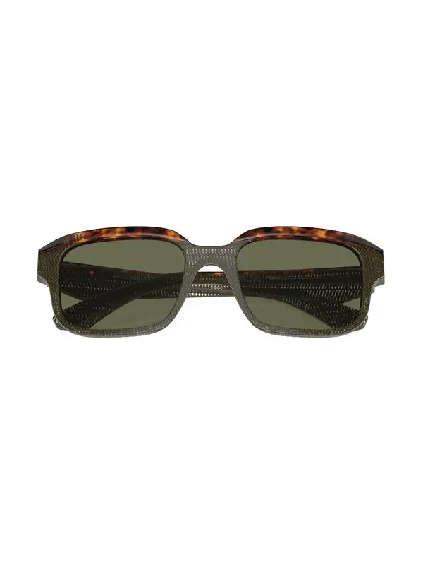 ALAIN MIKLI Graphic-print Rectangle Sunglasses