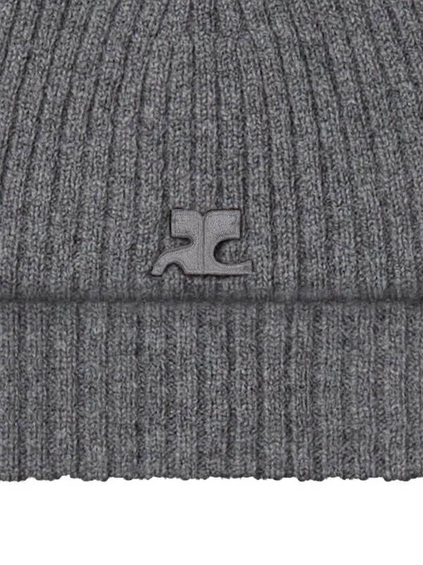 COURREGES Logo-embroidered Beanie
