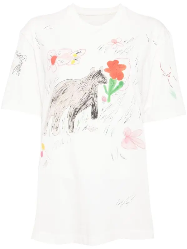 JNBY Printed T-shirt - White