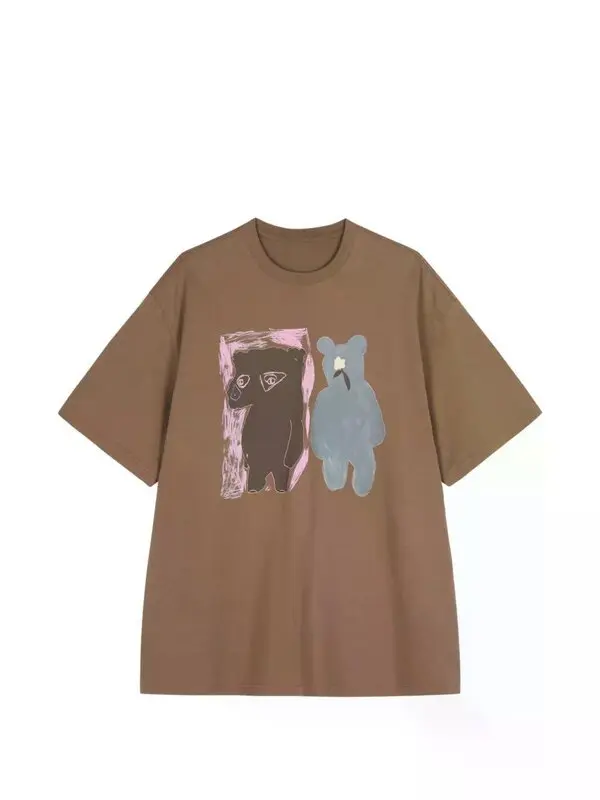 JNBY Printed Short-sleeved T-shirt - Brown