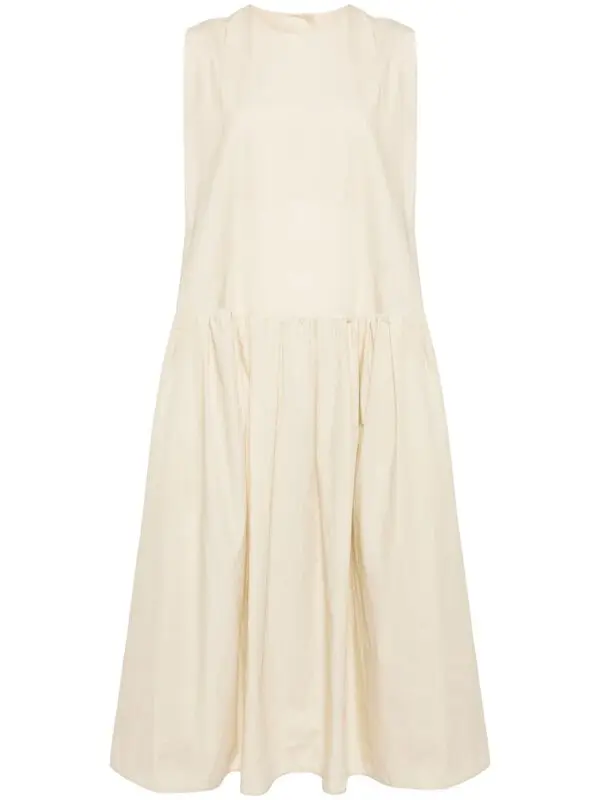 JNBY A-line Sleeveless Dress - White