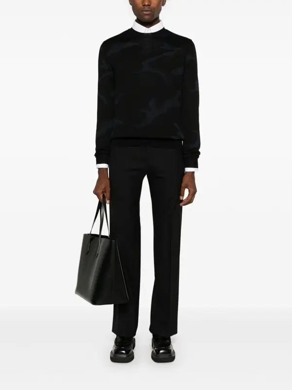 Valentino Garavani Crew-neck Jacquard Jumper