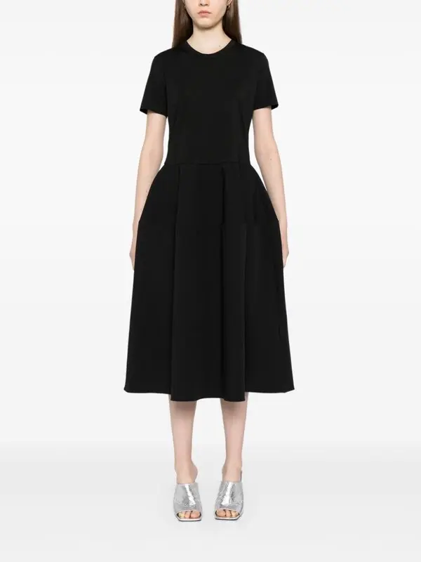 JNBY Design Inspired Short Sleeve Dress - Black
