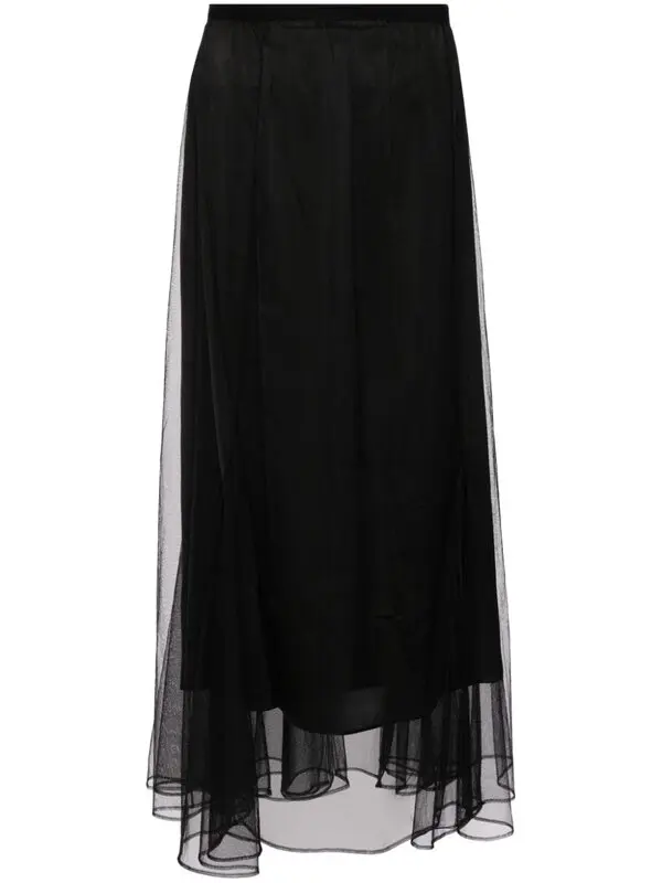 JNBY Tulle Maxi Skirt - Black