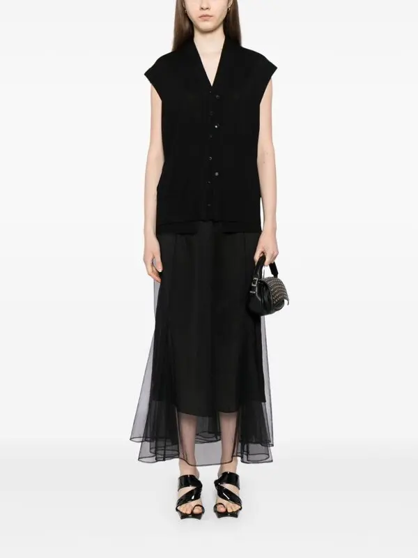 JNBY Tulle Maxi Skirt - Black