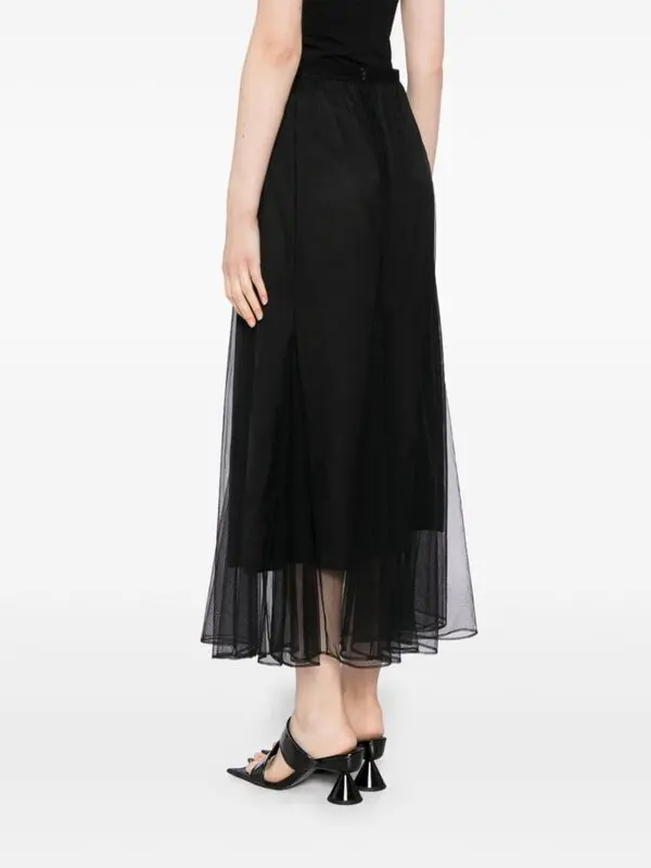 JNBY Tulle Maxi Skirt - Black