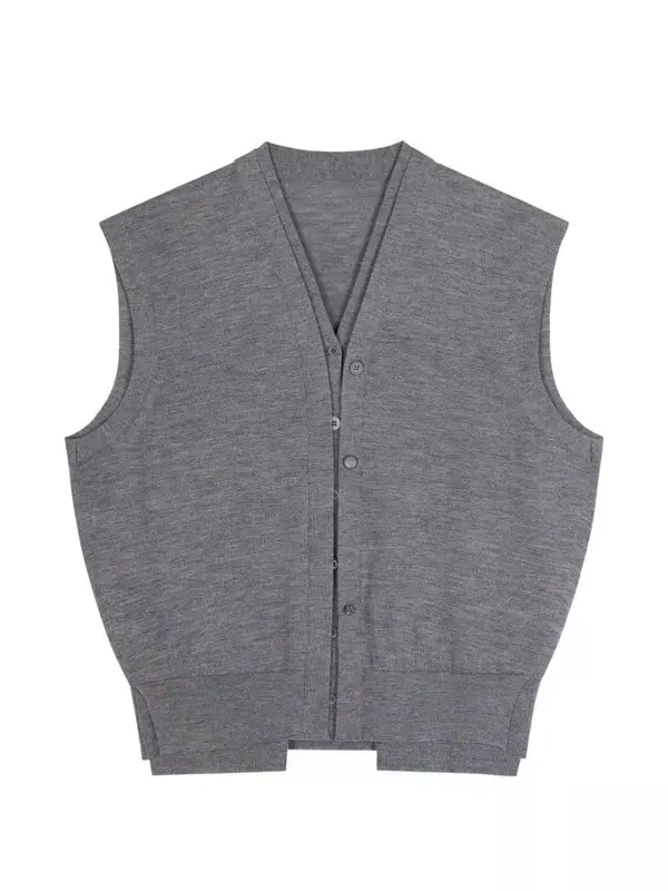JNBY Wool Knit Waistcoat - Grey