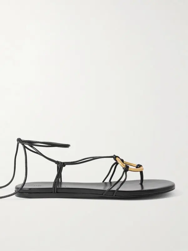 Proenza Schouler Embellished Leather Sandals