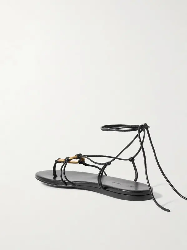 Proenza Schouler Embellished Leather Sandals