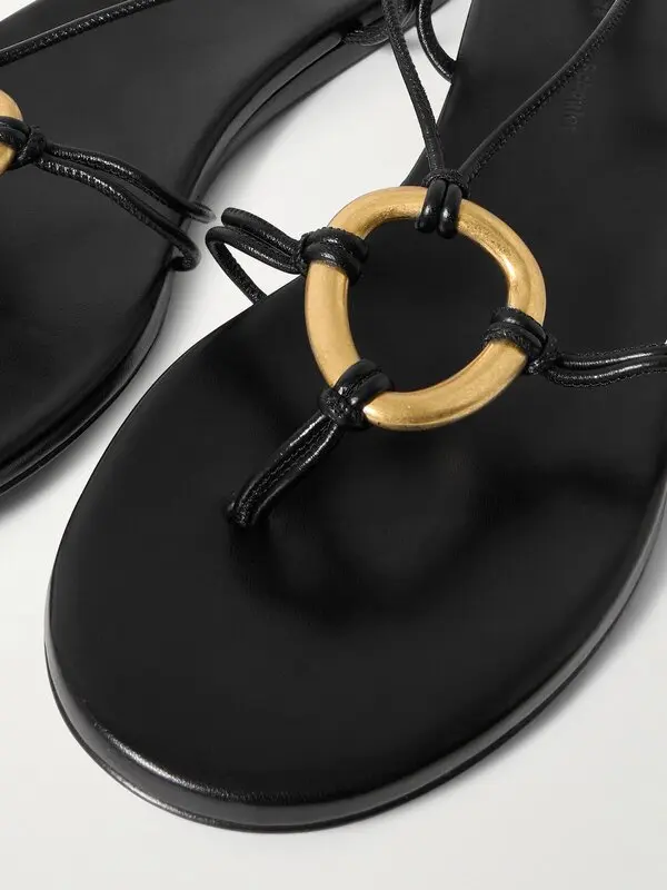 Proenza Schouler Embellished Leather Sandals