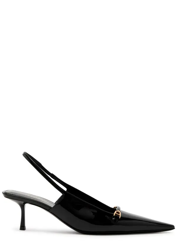 Saint Laurent Carine 55 Slingback Pumps - Black