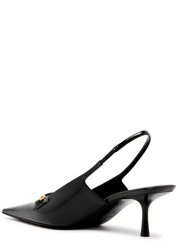 Saint Laurent Carine 55 Slingback Pumps - Black
