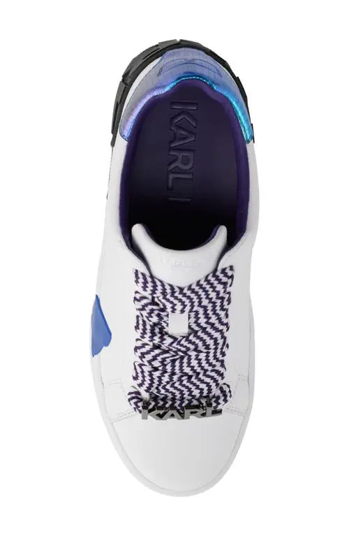 Karl Lagerfeld Paris Melora Sneaker - White/ Multi