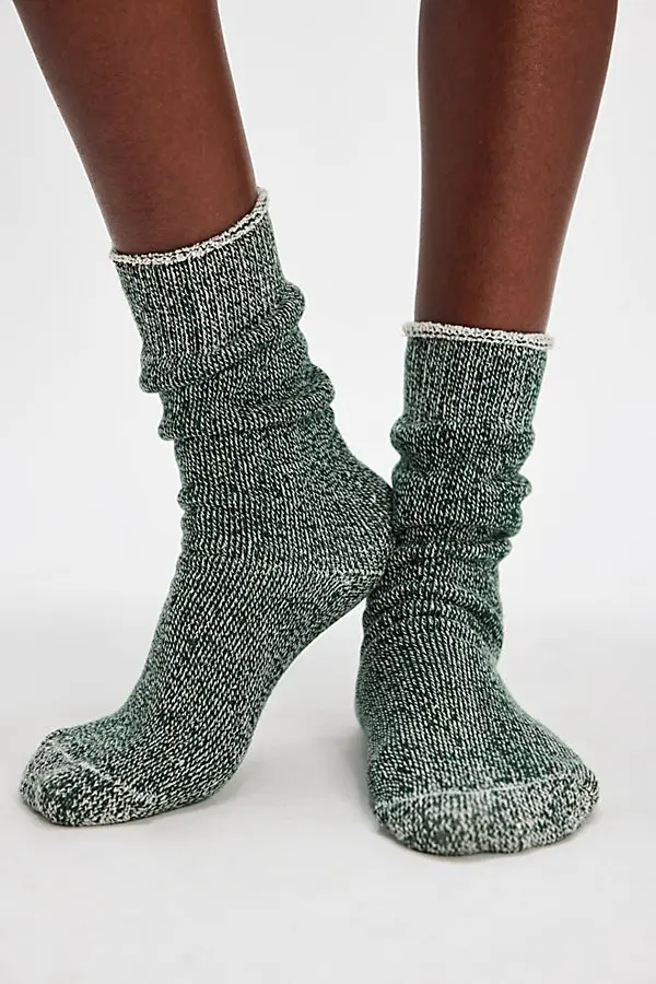 AMERICAN TRENCH Sweatshirt Socks - Bottle Green