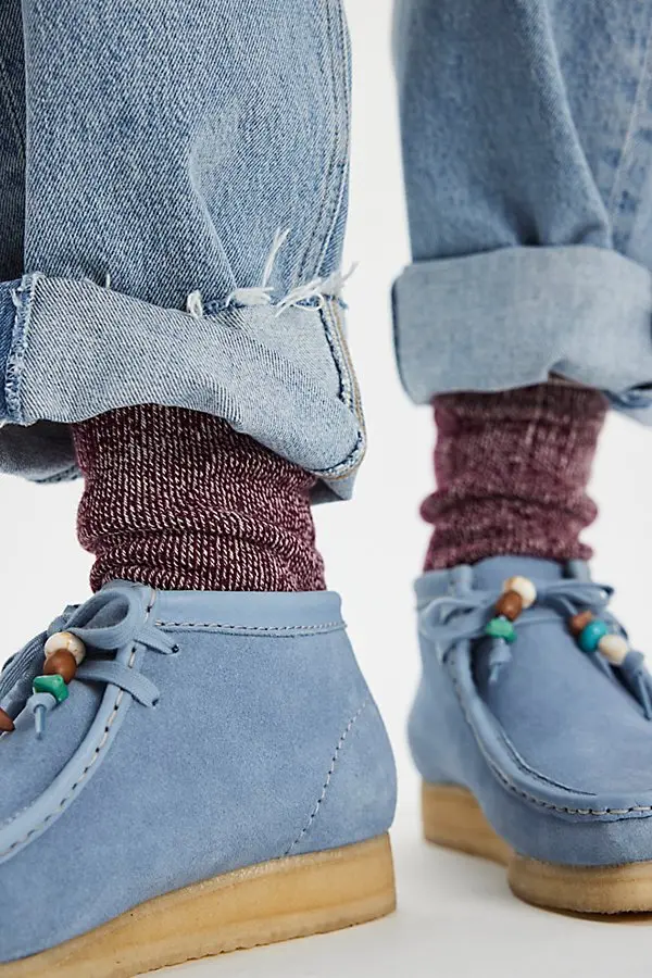 AMERICAN TRENCH Sweatshirt Socks - Maroon