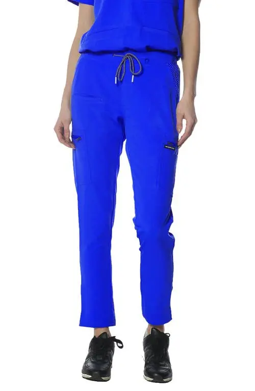MEMBERS ONLY Reus Open Bottom Scrub Pants - Royal Blue