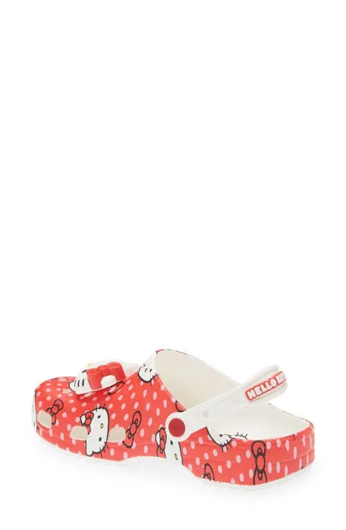 CROCS X Sanrio Hello Kitty® Classic Clog - Red/multi