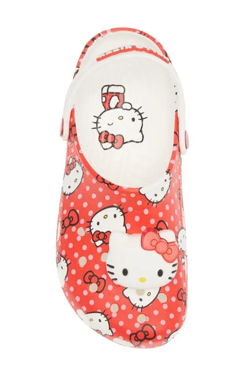 CROCS X Sanrio Hello Kitty® Classic Clog - Red/multi