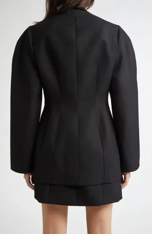 EENK Hourglass Oversized Sleeve Wool Jacket