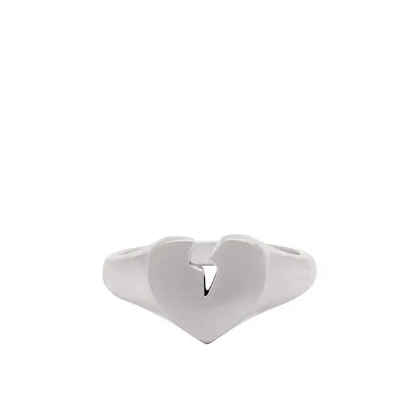 SERGE DENIMES Broken Heart Ring - Silver