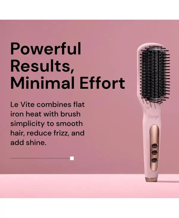L'ANGE Le Vite Ceramic Straightening Brush - Blush