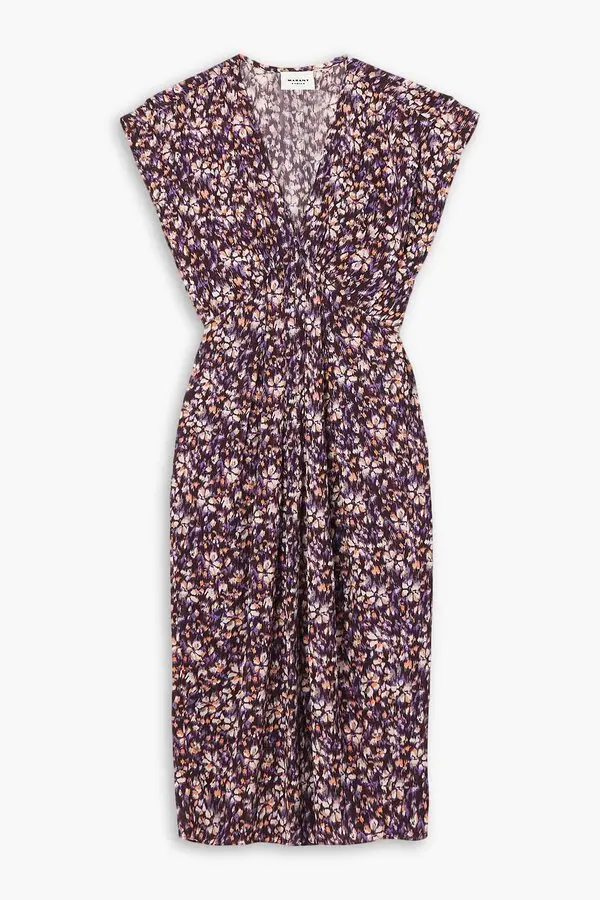 MARANT ETOILE Epolia Printed Crepe Dress
