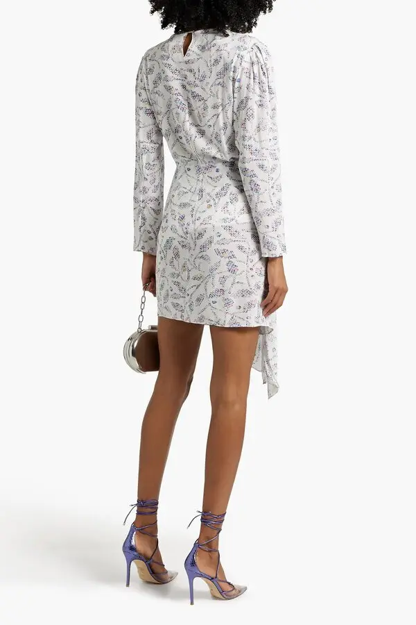 MARANT ETOILE Dulce Draped Mini Dress