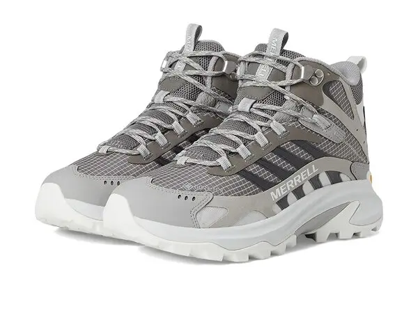 Merrell Moab Speed 2 Mid Gtx Waterproof Hiking Boots - Gray
