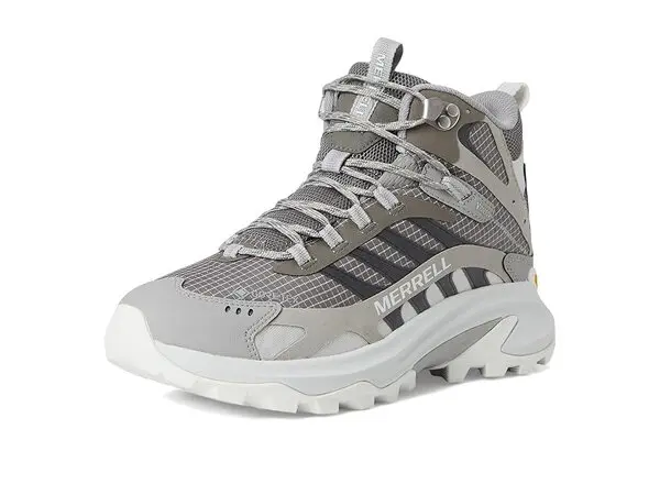 Merrell Moab Speed 2 Mid Gtx Waterproof Hiking Boots - Gray