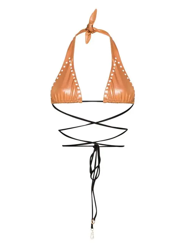 MARIA LUCIA HOHAN Naija Bikini Top - Orange