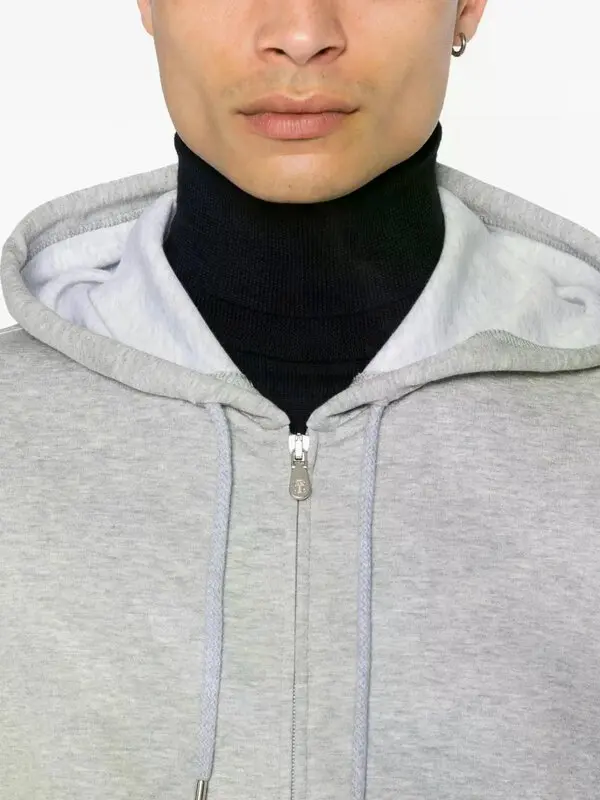 Brunello Cucinelli Zip Hoodie - Grey