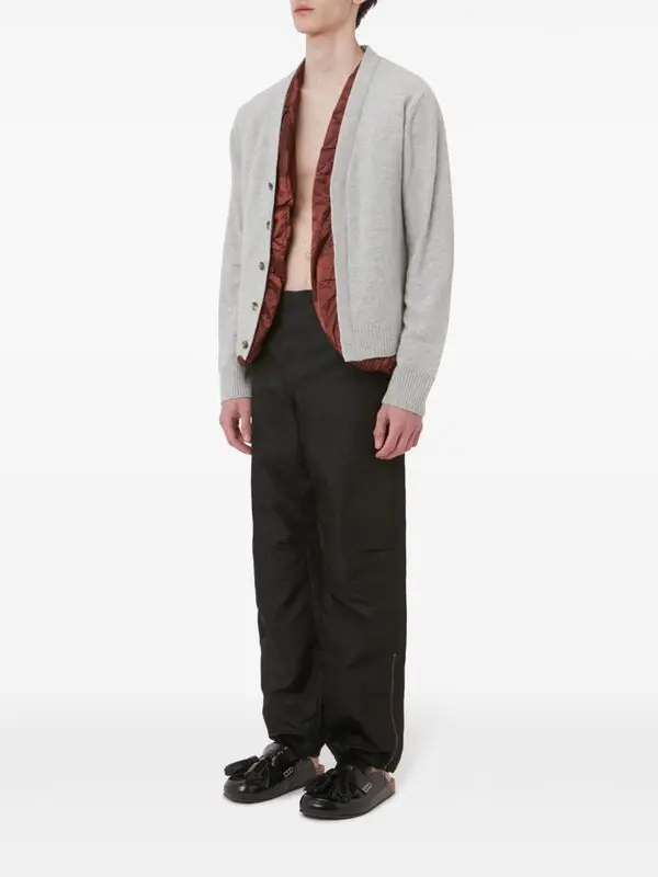 JW Anderson Satin-lined Cardigan - Grey