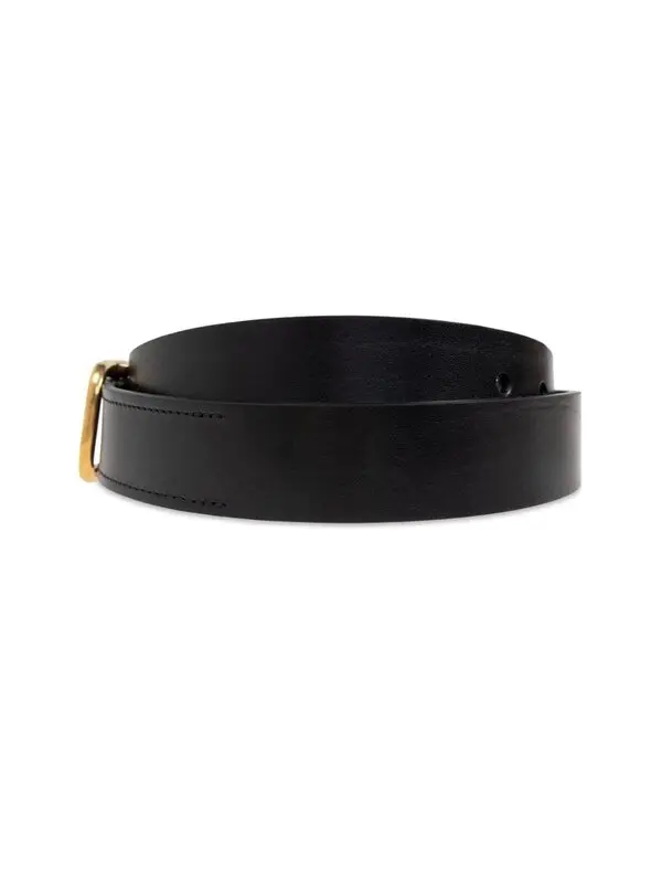 Loewe Logo-engraved Belt - Black