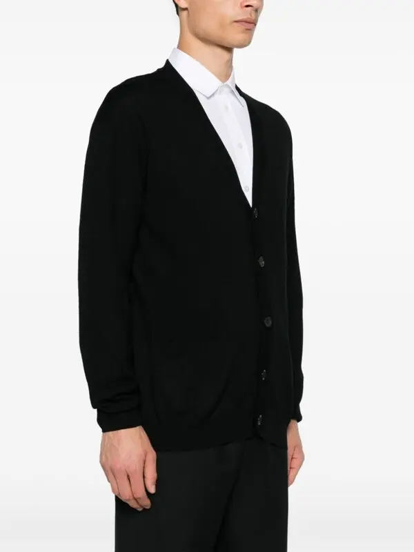 Moschino Slogan-embroidered Cardigan