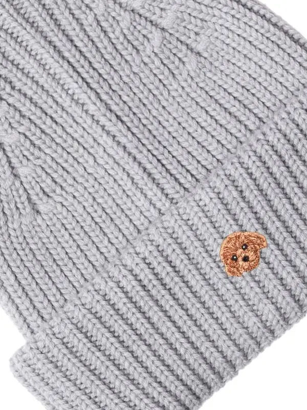 PELO FOUNDATION Poodle Dog Beanie - Grey