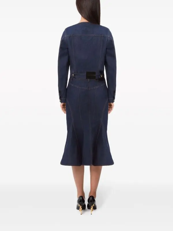 Nina Ricci Denim Midi Skirt
